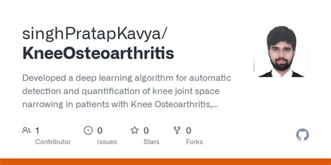 Github Singhpratapkavya Kneeosteoarthritis Developed A Deep Learning Algorithm For Automatic