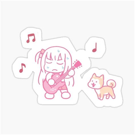 Bocchi The Rock Hitori And Jimihen Sticker For Sale By Zeronana