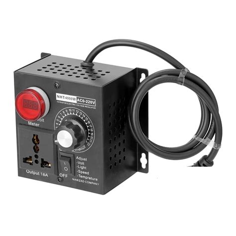 Voltage Regulator Ac 4000w Compact Variable Voltage Controller Portable