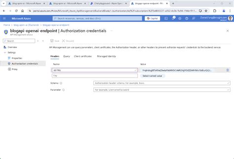 integrating azure openai service behind api management using sdk insight