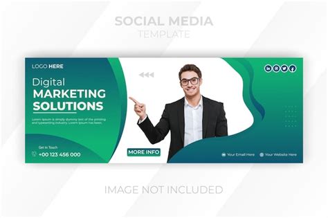 디지털 마케팅 솔루션 대행사 및 비즈니스 페이스북 커버 템플릿 디자인 프리미엄 벡터 디지털 마케팅 솔루션 대행사 및 비즈니스 페이스북 커버 템플릿 디자인 프리미엄 벡터