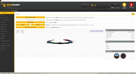 Betaflight Accelerometer Pitch And Roll Inverted R Fpv