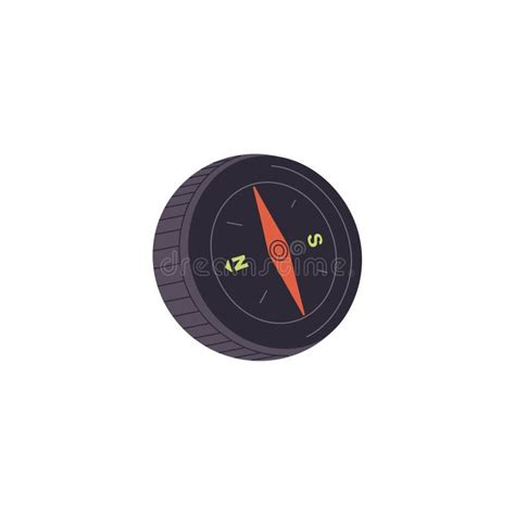 Modern Compass Icon Compas For Navigation In Trekking Travel Equipment To Indicate Direction