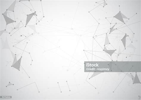 연결 점 들과 라인을 추상화 합니다 연결 과학 배경입니다 벡터 일러스트 레이 션 0명에 대한 스톡 벡터 아트 및 기타 이미지 0명 3차원 형태 개념 Istock