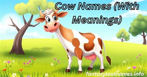 Cow Names Generator 500 Funny Best And Cute Ideas