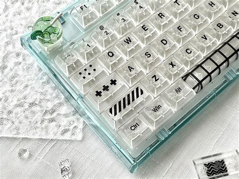 PCS Transparent Theme Keycap Simple Keycap Set Mechanical Etsy