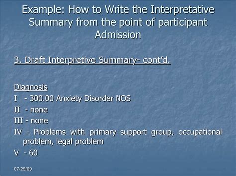 Ppt Interpretive Summary Writing Skills For Clinicians Powerpoint