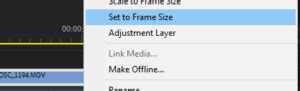 How To Set Or Change Frame Size In Adobe Premiere Pro