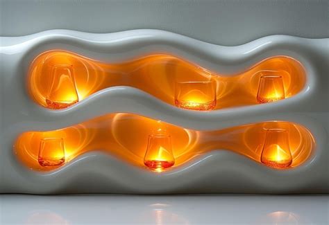 Premium Photo Two Wall Lights Illuminating A Room