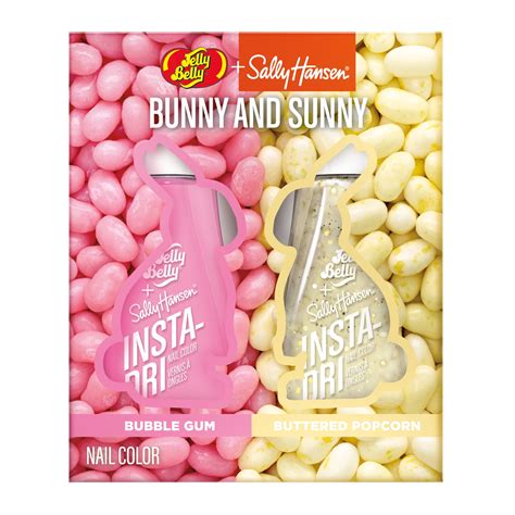 Sally Hansen Insta Dri Jelly Belly Duo Pack Bubblegum And Buttered