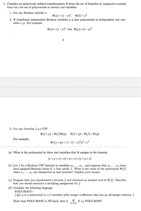 solved consider an ﻿inductively defined transformation Ψfrom
