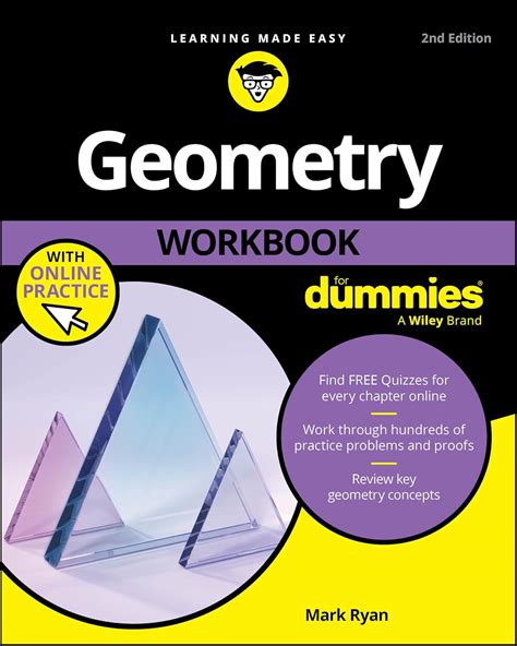 Geometry Workbook For Dummies Ryan Mark 9781394276127 Books