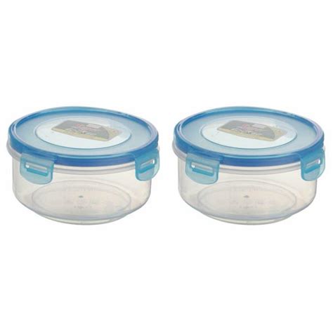 Polyset Super Locked Assorted Round Container 290 Ml Set Of 2 Jiomart