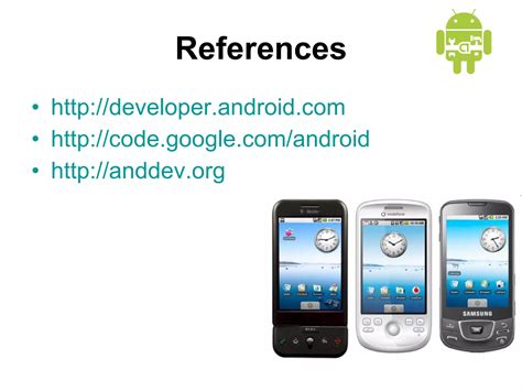 mobile application development with android ppt operating systems