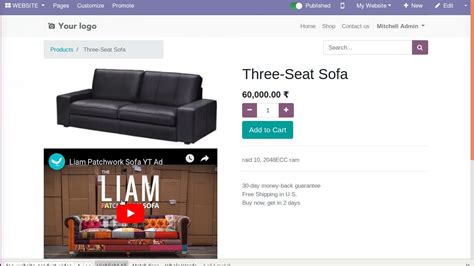 How To Add Product Video On Website Odoo Apps Feature Odoo Odooapp