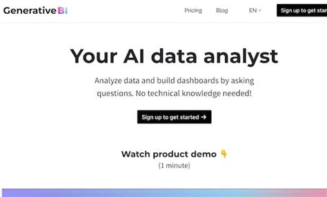 Generative Bi Análisis【2025】