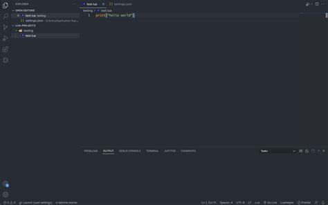 Why Can I Not Run My Lua File In Vs Code Rlua