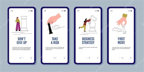 Premium Vector Set Of Mobile Application Templates About Business Flat Style Premium Vector Set Of Mobile Application Templates About Business Flat Style