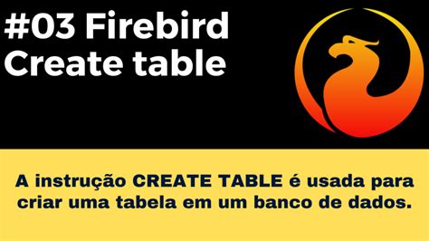 Curso Firebird SQL Create Table StartDB
