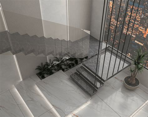 تصميم درج داخلي لشقة سكنية مستقل