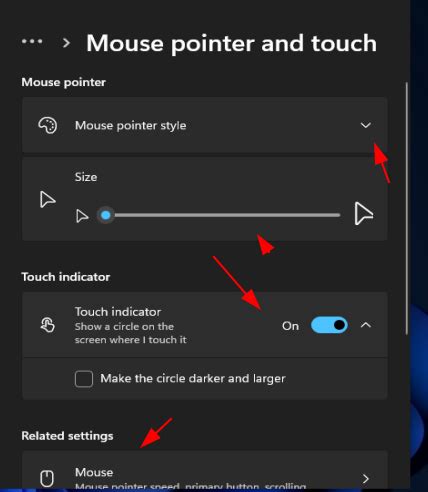 Change Mouse Pointer Style Color And Size In Windows Tutorial Images