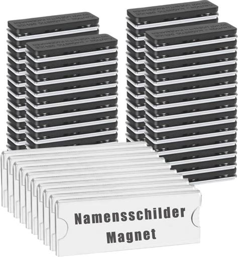 Magnetische Naambordjes 10 Stuks Transparante Naamplaatjes Voor