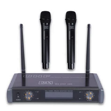 Uhf Wireless Microphone System Mx Uhf 400 At ₹ 15900 Piece Uhf Microphone In Vasai Virar Id