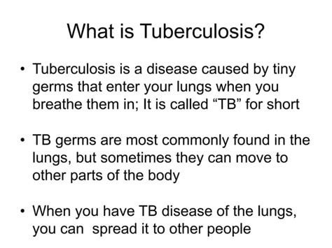 Tuberculosis Slidesppt