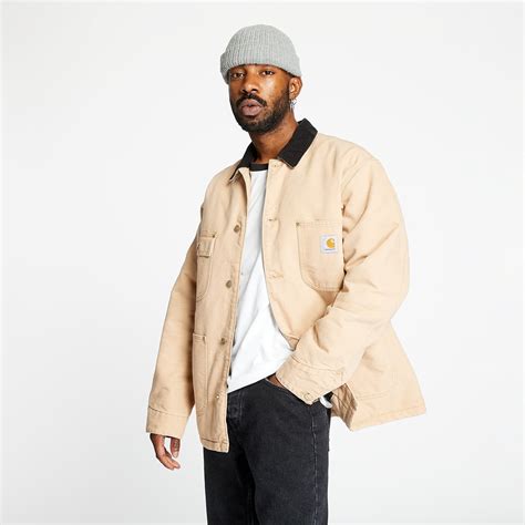 Carhartt Wip Og Chore Coat Dusty H Brown Black Footshop