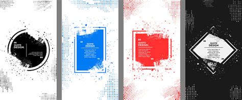 텍스트에 대한 벡터 프레임입니다 현대 미술 그래픽 동적 손상된 프레임 세련된 기하학적 색상 배경 브러시 스트로크 하프톤 점이 있는 잉크 스플래시 전단지 바우처 쿠폰 벽지