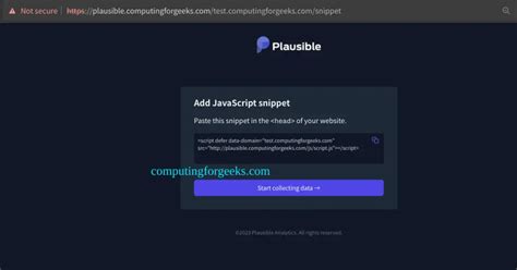 How To Run Plausible Analytics In A Docker Container ComputingForGeeks