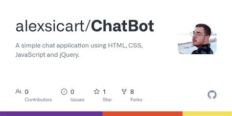 Github Alexsicartchatbot A Simple Chat Application Using Html Css Javascript And Jquery