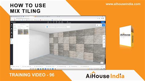 How To Use Mix Tiling Training Video 96 Aihouse India Youtube