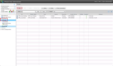 vmware view objective 3 1 configure automated pools using linked