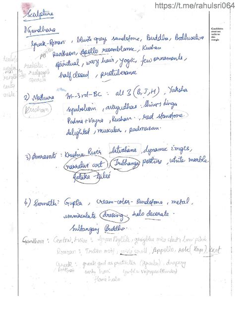 Rahul Srivastava Rank 10 Cse 2022 Gs Paper I Handwritten Toppers Notes Class Notes English