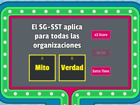 Mitos Y Verdades Del Sg Sst Gameshow Quiz