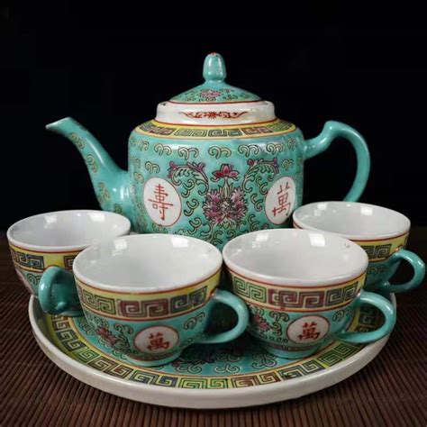 Tea Cup Set Of 6 Chinese Ceramic Tea Sets Exquisi Grandado