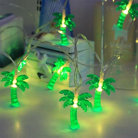 Kepato Palm Tree String Lightshawaiian Decorations10ft 20leds