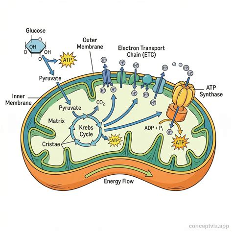 Free Mitochondria Diagram Generator Labeled And Unlabeled