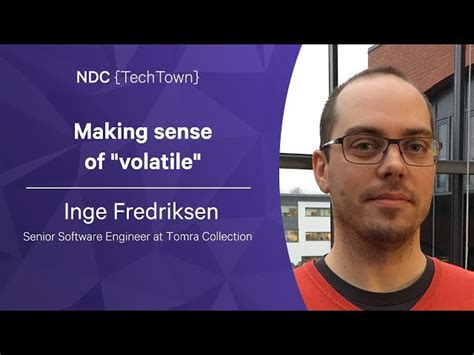 ndc conferences talk making sense of volatile from ndc conferences