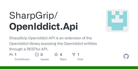 Github Sharpgripopeniddictapi Sharpgrip Openiddict Api Is An