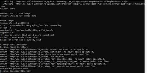 Bug Mount Images Cannot Find Valid Erofs Superblock Issue Lsposed Magiskonwsalocal