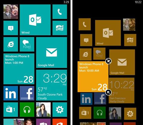 Windows Mobile 8 Grid Concept