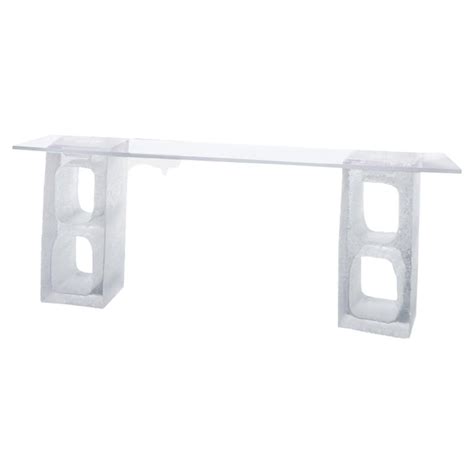 1 Tier Cinder Block Bookshelf Resin For Sale At 1stdibs