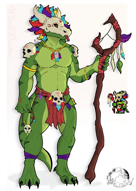 Terraria Witch Doctor By 1la137 On Deviantart