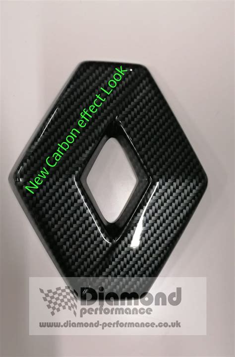 Front Badge Cover For Renault Twizy In Carbon Effect Front Only