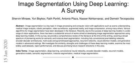 Arxiv综述论文“image Segmentation Using Deep Learning A Survey”masklab网络模型 Csdn博客
