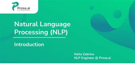 Week 1 Natural Language Processing Introduction Ppt