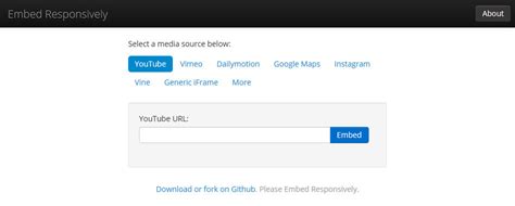 Embed Responsively Pomagalnik
