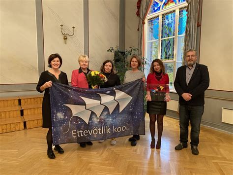 Kvaliteedimärgise “ettevõtlik Kool” üleandmine Pärnu Kuninga Tänava Põhikool